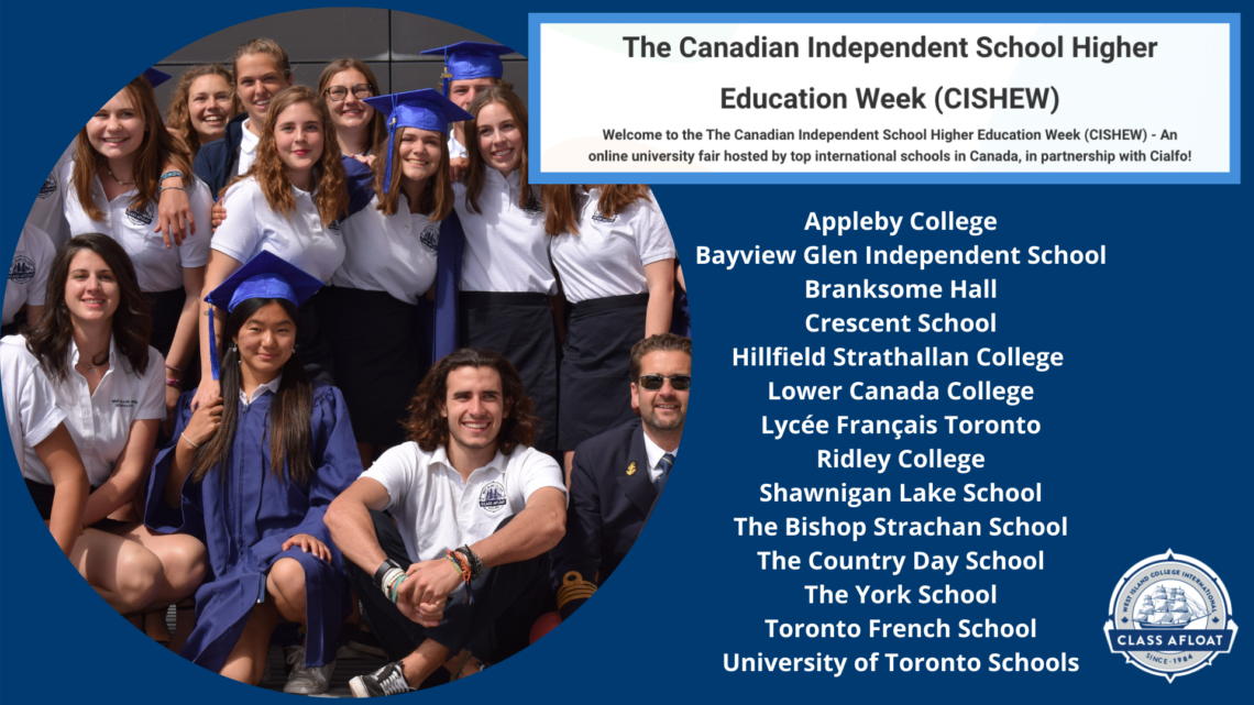The Canadian Independent School Higher Education Week - Class Afloat